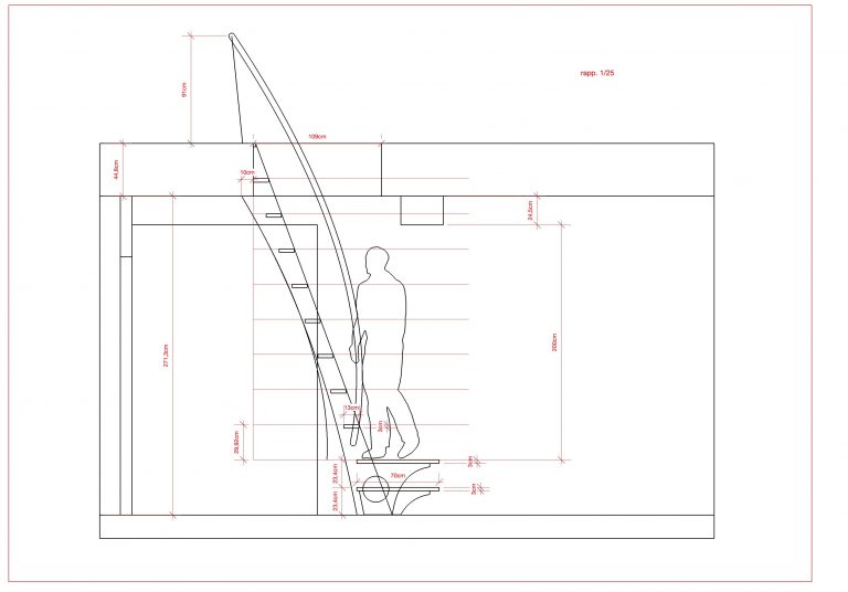 Scala ripida su misura - Arredi e Mobili